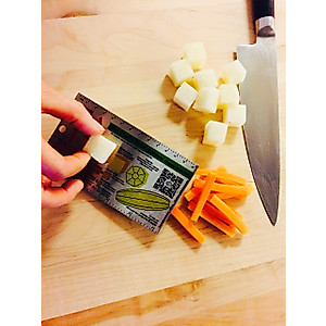 ARD Culinary Mini Chef’s Ruler-Stainless,Knife Cuts Ruler and Template,Cutting and Multi Culinary Applications Kitchen Reference Tool, for Culinary, Students,Profesdionals and Cooking Enthusiasts