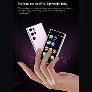 Yunir S23 Pro Mini Smartphone, 3.0 Inch Ultra Thin Mini Mobile Phone 2GB 16GB ROM 3G Pocket Cell Phone for Android 8.1 ()