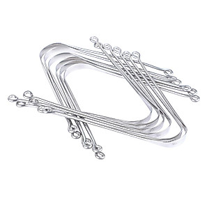 HealthAndYoga™ SteloSwipe Lite Stainless Steel Tongue Cleaners - Disposable Metal Tongue Scrapers Bulk Pack (Pack of 12) - Oral Hygiene Scraper- Prevents Bad breath – Replacement and Gift Pack