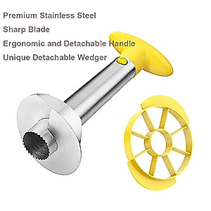 SameTech Easy Kitchen Tool Stainless Steel Fruit Pineapple Peeler Corer Slicer Cutter