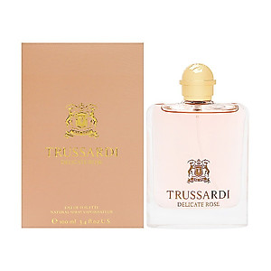 Trussardi | Delicate Rose | Eau de Toilette | Spray for Women | Floral Fresh Scent | 3.4 oz