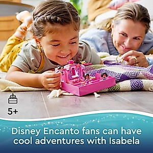 LEGO Disney Encanto Isabela’s Magical Door 43201 Building Kit; A Great Construction Toy for Independent Play, with Butterflies, Bird and Memorable Characters in a Foldable Flower Room (114 Pieces)