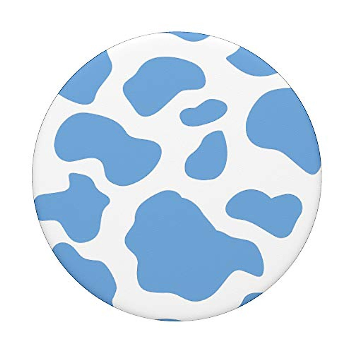 Blue Cow Print Spotted Cute Animal Pattern PopSockets Swappable PopGrip