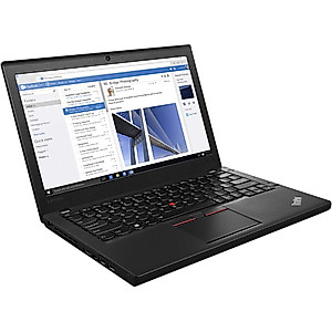 Lenovo Thinkpad X260 Laptop Intel Core i5 2.40 GHz 8GB Ram 256GB SSD Windows 10 Pro (Renewed)