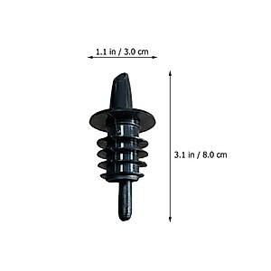 Tofficu 10pcs Wine Stopper Wine Pourer Dispenser Pourers for Cocktail Vinegar Tapered Stopper Spout Wine Saver Stopper Drink Dispensers Cocktail Dispensers Plug Pvc Vintage