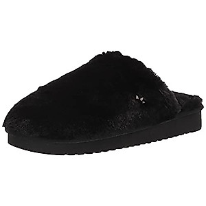 Koolaburra by UGG Women's POMI Slipper, Black, 8