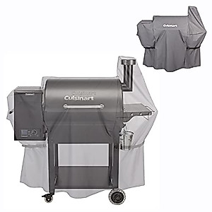 Cuisinart CPG-700 Grill and Smoker, 52"x24.5"x49.3", Deluxe Wood Pellet Grill & Smoker