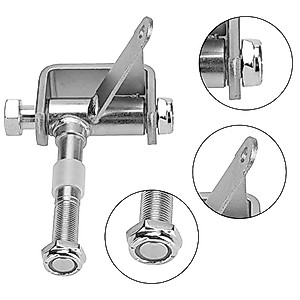 GREHUA Right Left Steering Spindle Bracket Set 5/8" Axle Kingpin 3-3/4" Long 2PCS for 212cc 196cc 6.5hp 13hp 15hp 420cc 301cc Manco Azusa Yerf-Dog Go Kart Cart Replacement Parts Accessories Heavy duty