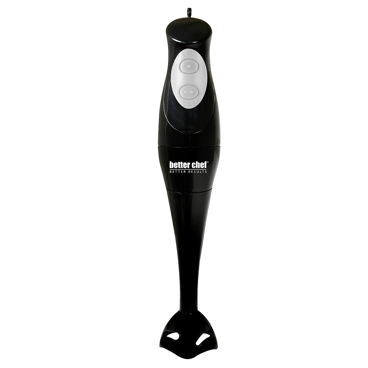 Better Chef Basic Immersion Hand Blender | 2-speeds | Stainless Steel Blade | 200-watt Motor (Black)