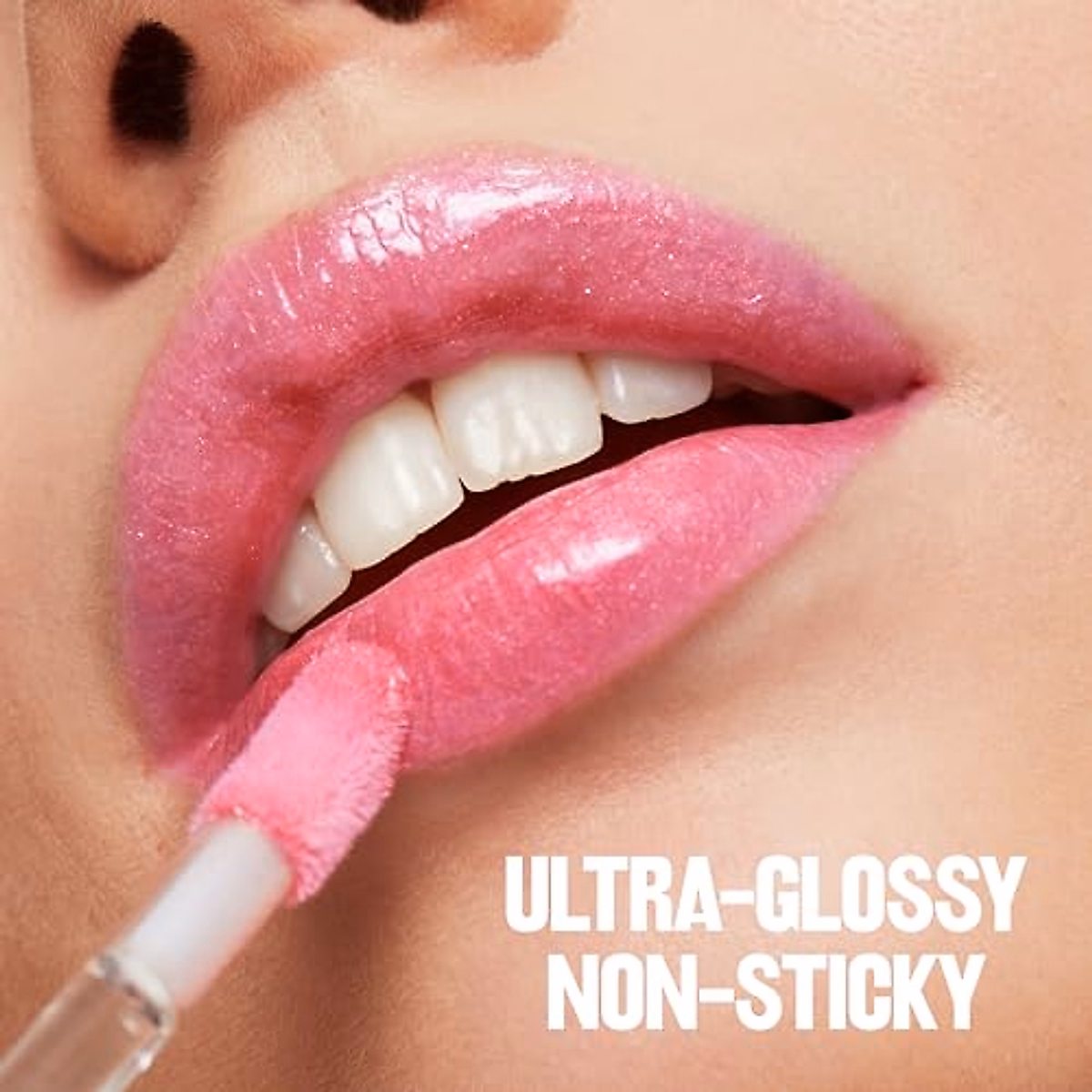 REVLON Lip Gloss, Super Lustrous The Gloss, Non-Sticky, High Shine Finish, 306 Taupe Luster, 0.13 Oz