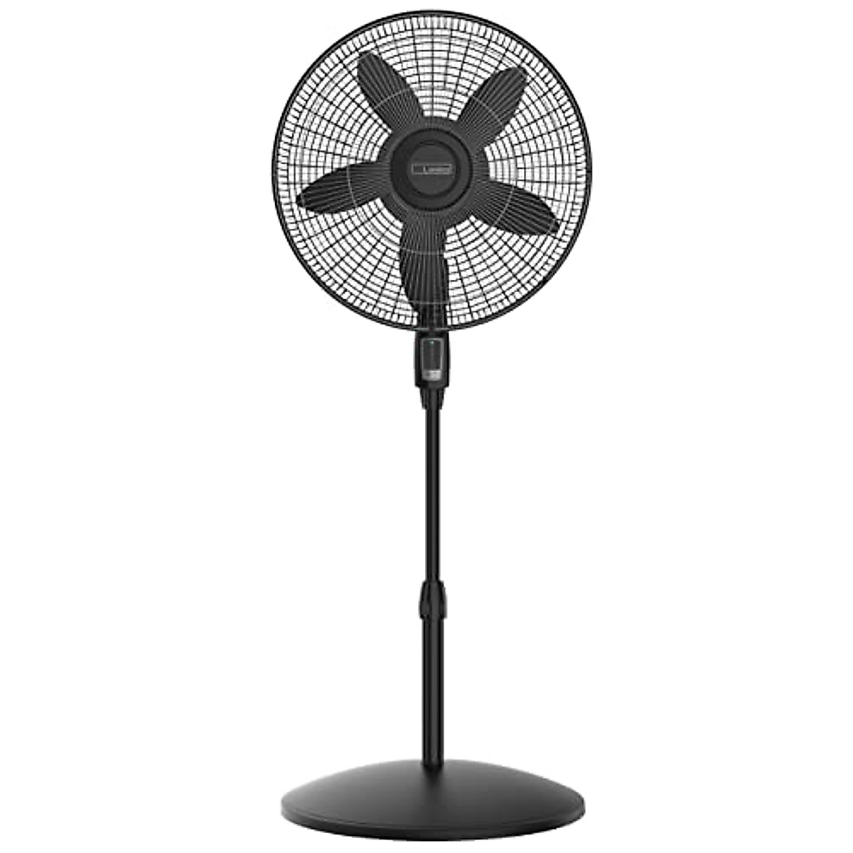 Lasko S18440 Performance 18-inch Oscillating Pedestal Standing Floor Fan with Remote Control and Adjustable Stand for Indoor, Bedroom, Living Room, Home Office & College Dorm Use – Black