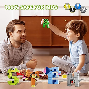 HOGOKIDS 26 Packs Party Favors for Kids - Animal Alphabet Building Set for Valentines Day | ABC Letters for Classroom Prizes Goodie Bag Fillers Stocking Stuffers Birthday Gifts for Boys Girls