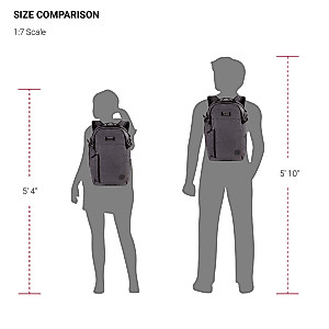 SwissGear Hybrid 16 inch Laptop Backpack for Travel, Work, School, Men's and Women's, Heather Grey