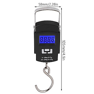 Fish Scale,Electronic Balance Digital Fishing Hanging Hook Scale Fishing Gifts for Men