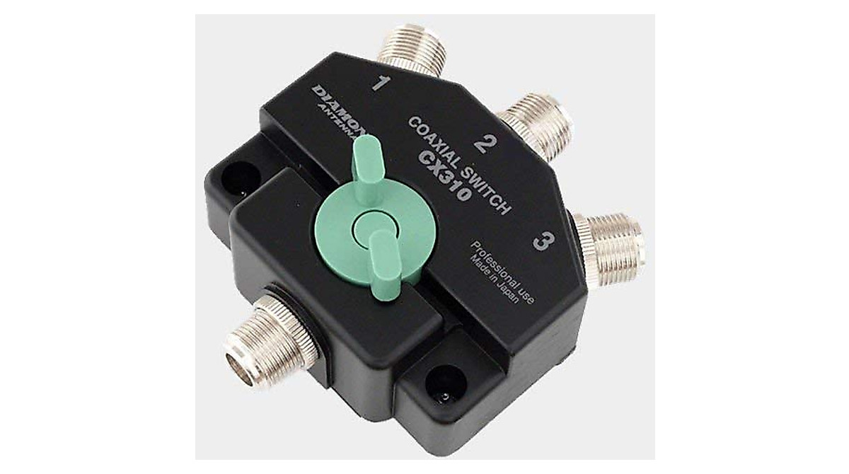 Diamond CX-310A Heavy Duty Wideband Coax Switch - Low Loss