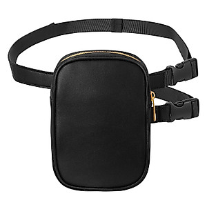 JASGOOD Thigh Harness Leg Bag Fanny Pack for Women Leg Purse Drop Leg Bag, A-Black