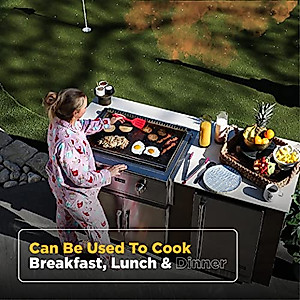 Coyote 30-in. Flat Top Grill, Built In 2-Burner Propane Gas Grill, 17,000 BTUs - C1FTG30LP