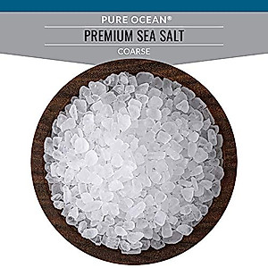 SaltWorks Pure Ocean Sea Salt, Coarse Grain, 5 Pound Bag