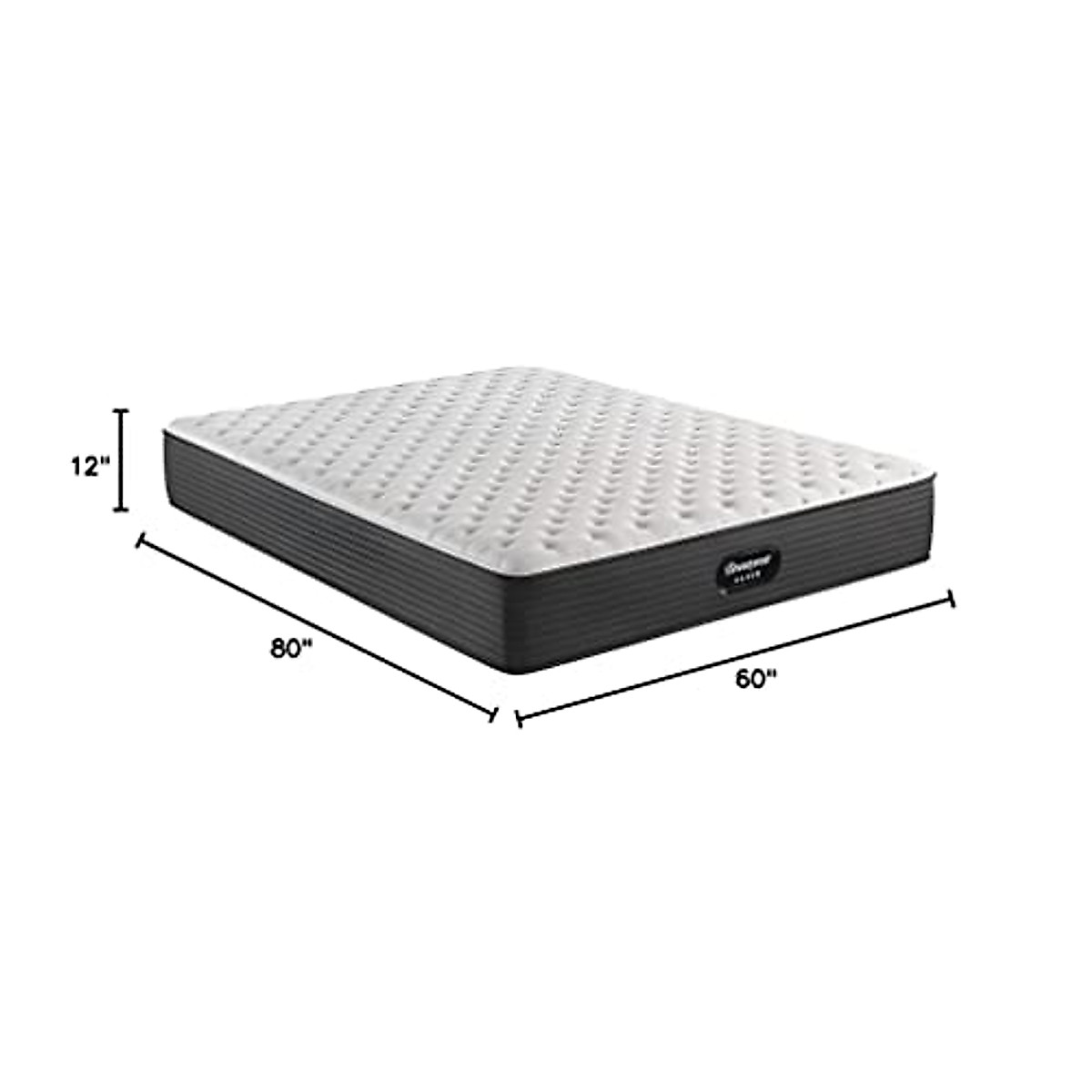 Beautyrest Silver BRS900 12” Extra Firm Queen Mattress, Cooling Technology, Supportive, CertiPUR-US, 100-Night Sleep Trial, 10-Year Limited Warranty