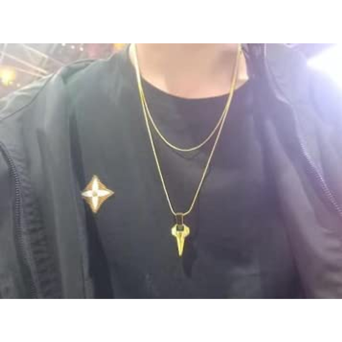 RJZMMN David-Martinez Necklace for Cybe-punk Edge-runers Lucy Cosplay Costume Pendant Accessories (7844-A)