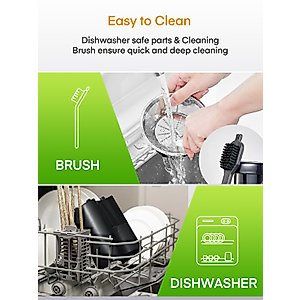 Juicer Machines, 600W Centrifugal Juicer with Wide Mouth 3” Feed Chute for Whole Vegetable and Fruit with 3-Speed Setting, Easy to Clean, BPA Free, High Yield Juice, Juice Recipe Included
