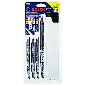Bosch 6 Piece Edge Reciprocating Saw Blade Set RSE006