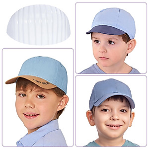 25pcs Baseball Hat Shaper, Baseball Cap Plastic Hat Stand, Baseball Cap Inner Support, Baseball Cap Crown Inserts Liners for Baseball Cap Stay Hard