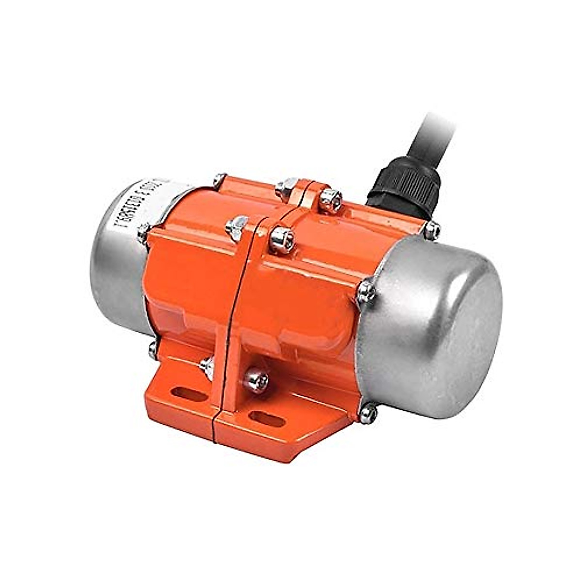 ATO AC 110V Concrete Vibrator Motor Adjustable Amplitude Low Noise Concrete Vibrating Motor Aluminum Alloy Vibrating Vibrators for Shaker Table,1 Phase 3600rpm with CE Certificate 100W