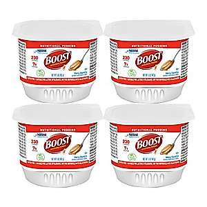 Nestle Boost Nutritional Pudding, Very Vanilla,4 Count 5 Ounce (Pack of 4)