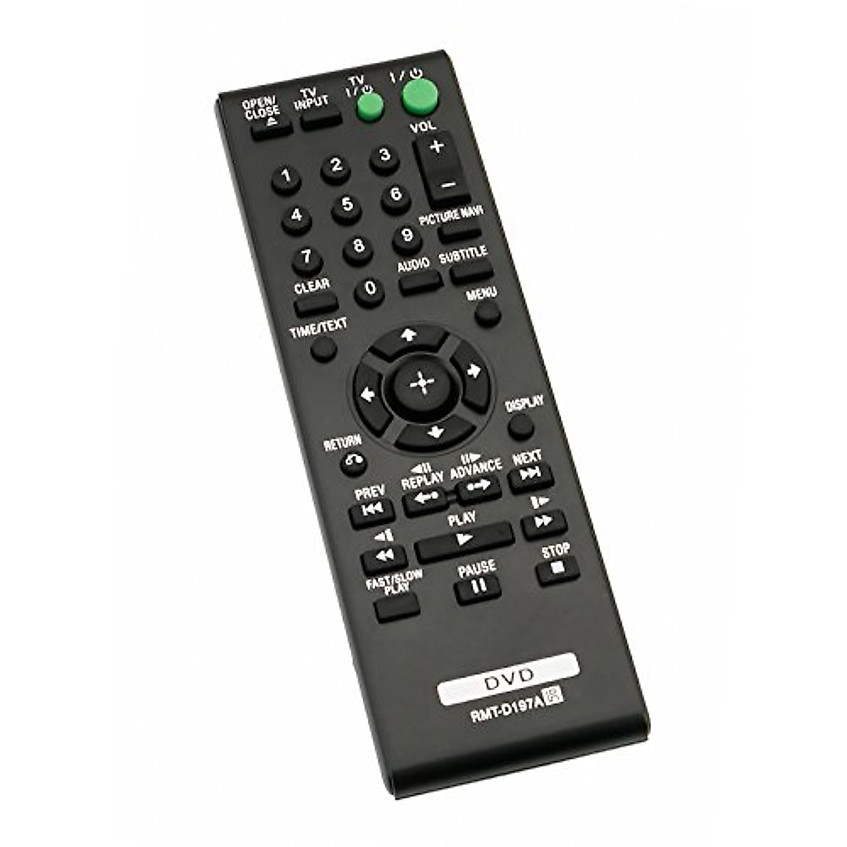 RMT-D197A RMTD197A Replaced Remote Control fit for Sony DVD Player DVP-SR510H DVP-SR320 DVP-SR405P DVP-SR750HP DVPSR100 DVPSR120 DVPSR210PB DVPSR310P DVPSR320 DVPSR750HP