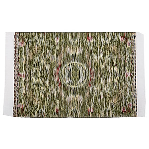 LZKW Turkishness Floral Print, Doll House Asseccories Dollhouse Furniture Dollhouse Blankets Dollhouse Accessories 1:12 Miniature Carpet for Miniature Dollhouse(Red Satin)