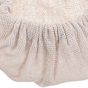 Reusable Cloth Jar Covers Mason Jar Lids Elastic Protective Caps Fits Multiple Jar Sizes Household Kitchen Use