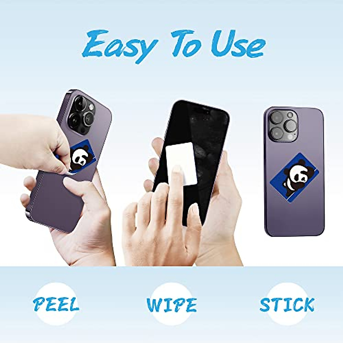 Car Screen Cleaner Wipes, Reusable Car Interior Cleaning Cloth Sticker Assecories for for Display, Sun Visor, Dashboard, Center Control, GPS Dust Detail Removal-Cute Design With Storage Box (10 Pack)