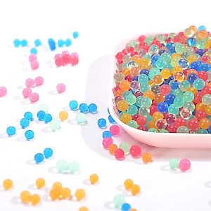 Gel Balls Blaster Ammo Gel Gun Refill(10 Packs,10,000 Pieces Per Pack), 7.5mm Splat Gel Balls Bullets Accesories 7-8 mm, Compatible with Gel Gun, Blue Colour, for Ages 14+