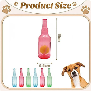 Generic Zentric Crunchnplay Bottle Toy,Crunchnplay Bottle Toy,Squeeze Buddy Play Bottle Toy,Zentric shop Bottle Toys for Dogs, Plastic Bottle with Ball Toys for Dogs (Blue)