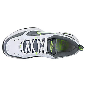 Nike Men's Air Monarch IV Cross Trainer, White/White-Cool Grey-Anthracite, 8 Regular US