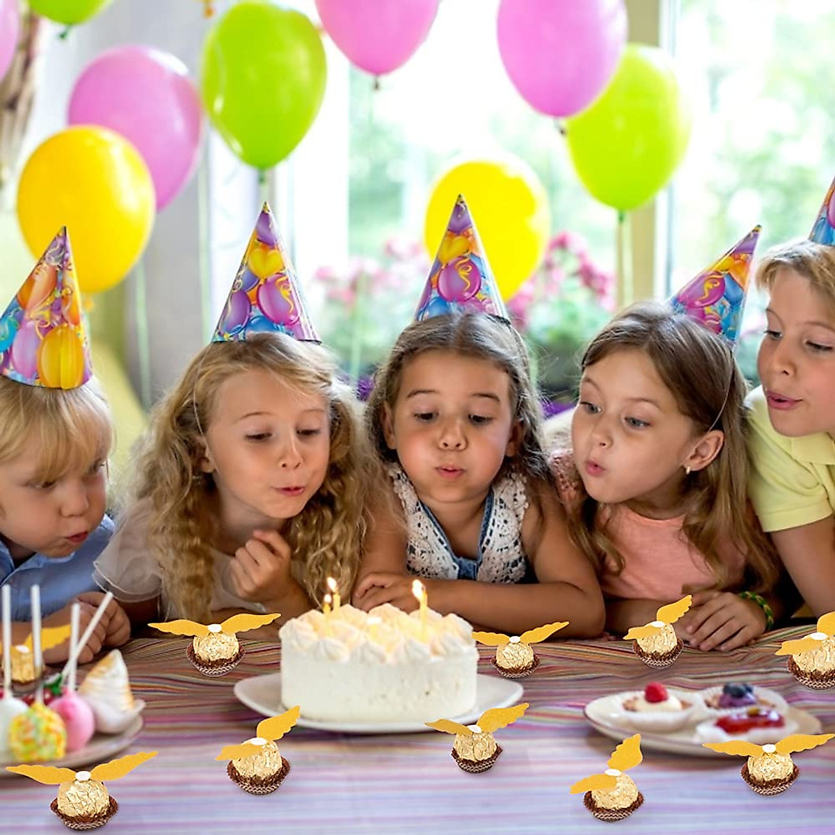 XIMISHOP 36PCS Wizard Party Decoration, Chocolate Decoration for Harry Themed Birthday Party Party Supplies