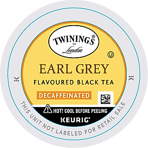 Twinings Earl Grey Decaf Tea Keurig K-Cups, 24 Count