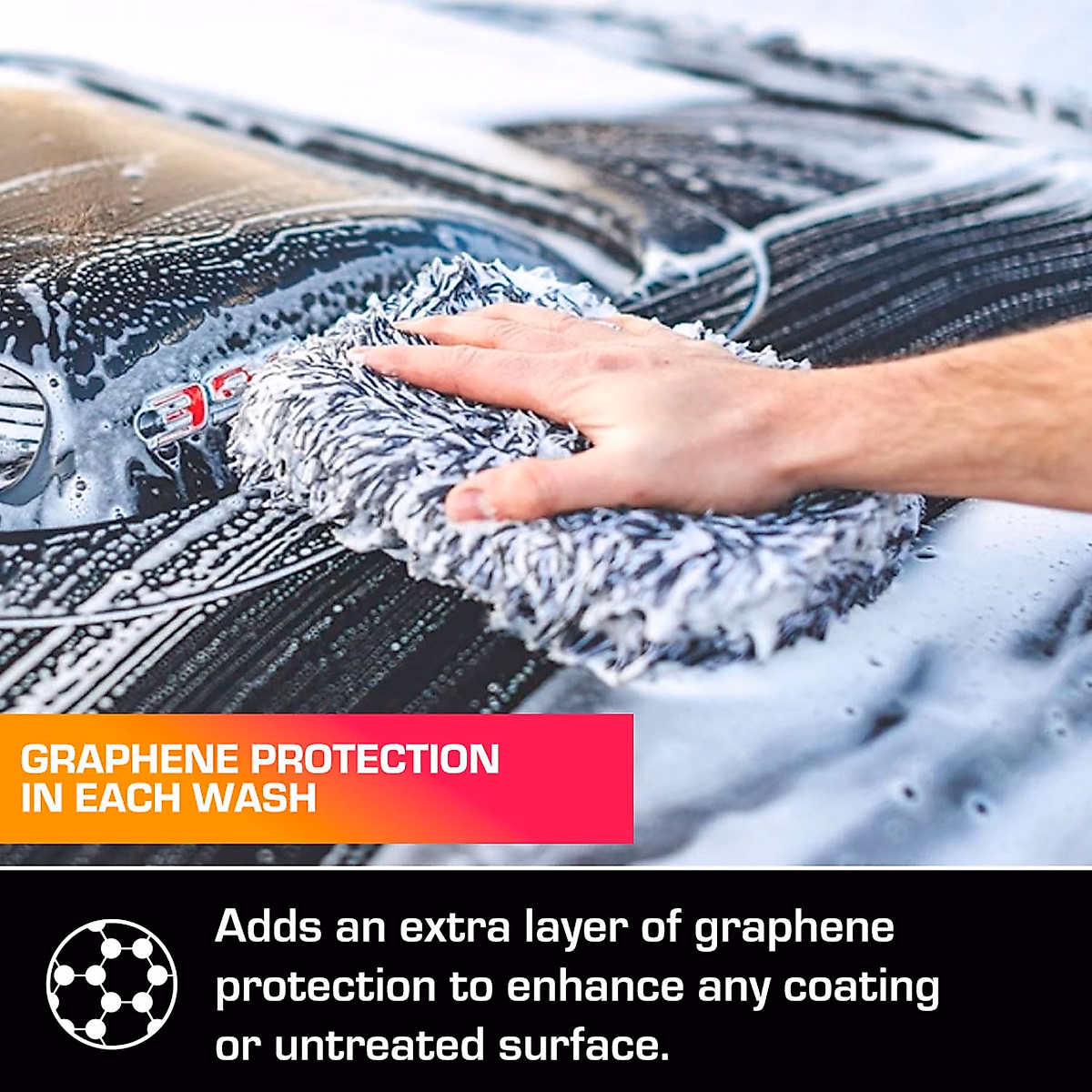 Ethos Cleanse for Car - Graphene Car Shampoo Graphene Ceramic Coating Infused Car Wash Soap (Gallon)