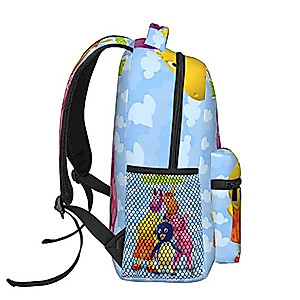 Pobecan The Anime Backyardigans Backpack Funny Laptop Back Pack Book Bag Hiking Outgoing Daypack For Women Mens