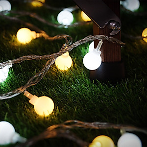 PA Led String Lights, Mini Battery Powered Copper Wire Starry Fairy Lights, Battery Operated Lights for Bedroom, Christmas, Parties, Wedding, Centerpiece, Decoration (10m/32ft Warm White),1 Pack