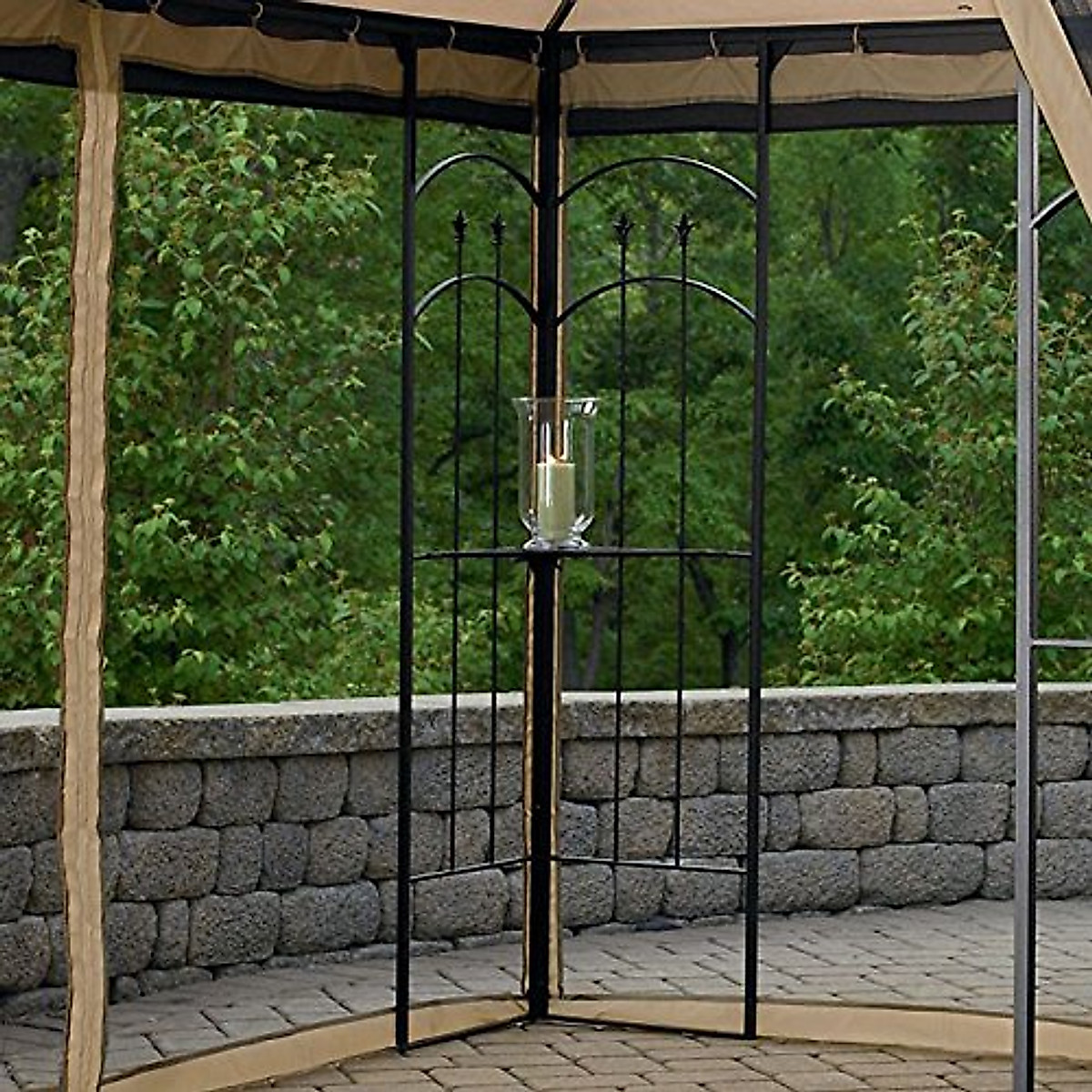 Garden Winds Athena Gazebo Replacement Canopy Top Cover