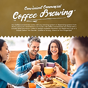 Christopher Bean Coffee - 396 servings, 30 to 1 Blend Bag in Box Liquid Instant Coffee or Cold Brew Coffee Concentrate - Hot or Iced Coffee - French Vanilla