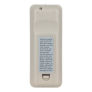 A998 Replace Universal A/C Remote Control fit for Almost All Air Conditioner Carrier/Samsung/Kelon/Hyundai/Gree/Mitsubishi/Fujitsu/Hitachi/Funai/Daikin/Trane/Toshiba/Sanyo//Haier/LG/York/Midea