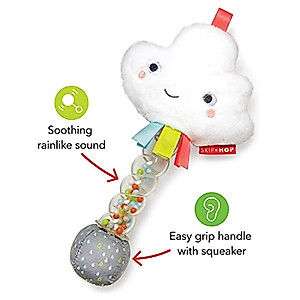 Skip Hop Baby Rattle, Silver Lining Cloud Rainstick