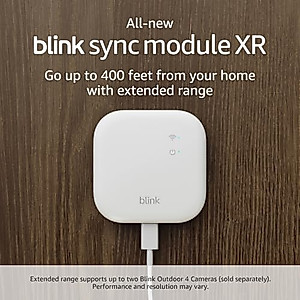 Blink Sync Module XR — System hub for all Blink devices, go up to 400 feet from your home with extended range for Outdoor 4