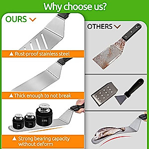 Griddle Accessories Kit, 38PCS Flat Top Grilling Tools Set for Blackstone and Camp Chef,Stainless Steel Grill BBQ Spatula Kit Cooking Utensils Set with Carry Bag for Men Women Outdoor Barbecue Camping