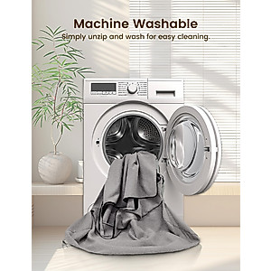 ZonLi Futon Sofa Bed,Convertible Folding Mattress Sleeper Chair Twin Size,Memory Foam Futon Sofa Couch with Washable Cover,for Living Room,Dorm,Guest Room,Home Office,Loft, Apartment (Gray)