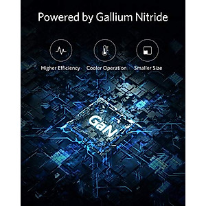 Anker 60W PIQ 3.0 & GaN Tech Dual Port Charger, PowerPort Atom III (2 Ports) Travel Charger with a 45W USB C Port, for USB-C Laptops, MacBook, iPad Pro, iPhone, Galaxy, Pixel and More