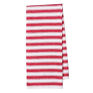 KAF Home Pantry Rooster Kitchen Dish Towel Set of 4, 100-Percent Cotton, 18 x 28-inch